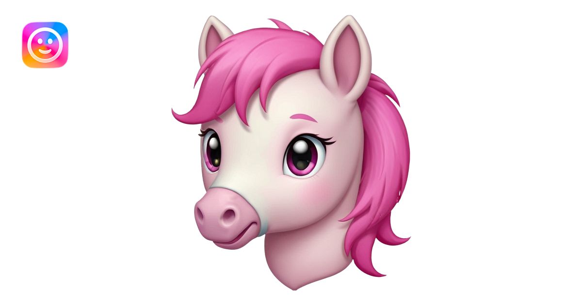 puffing-pony emoji emoji | AI Emoji Generator