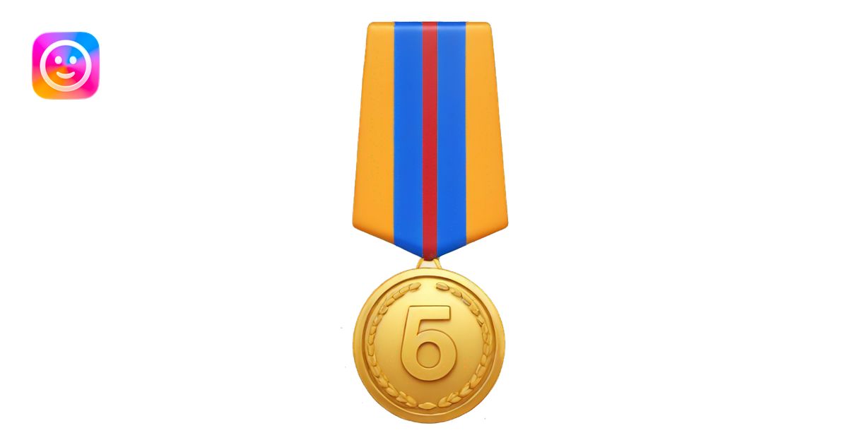 6th place medal emoji | AI Emoji Generator