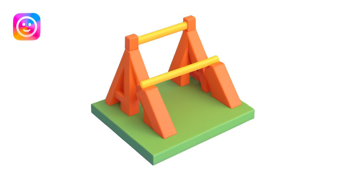 obstacle, 3D emoji style emoji | AI Emoji Generator
