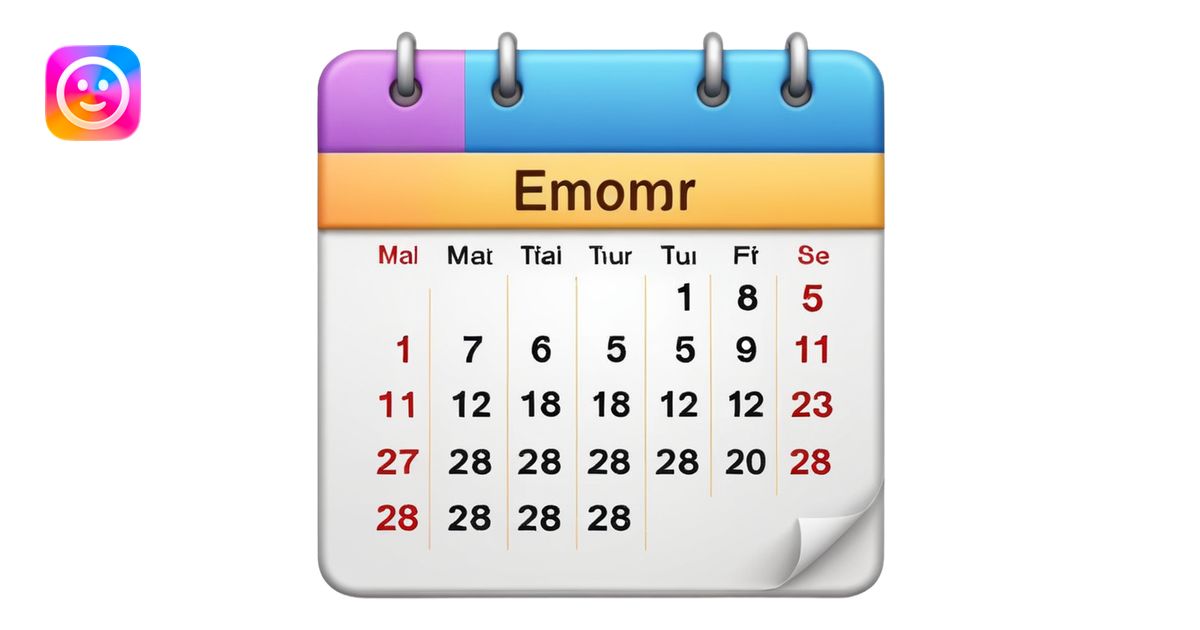 calender emoji | AI Emoji Generator