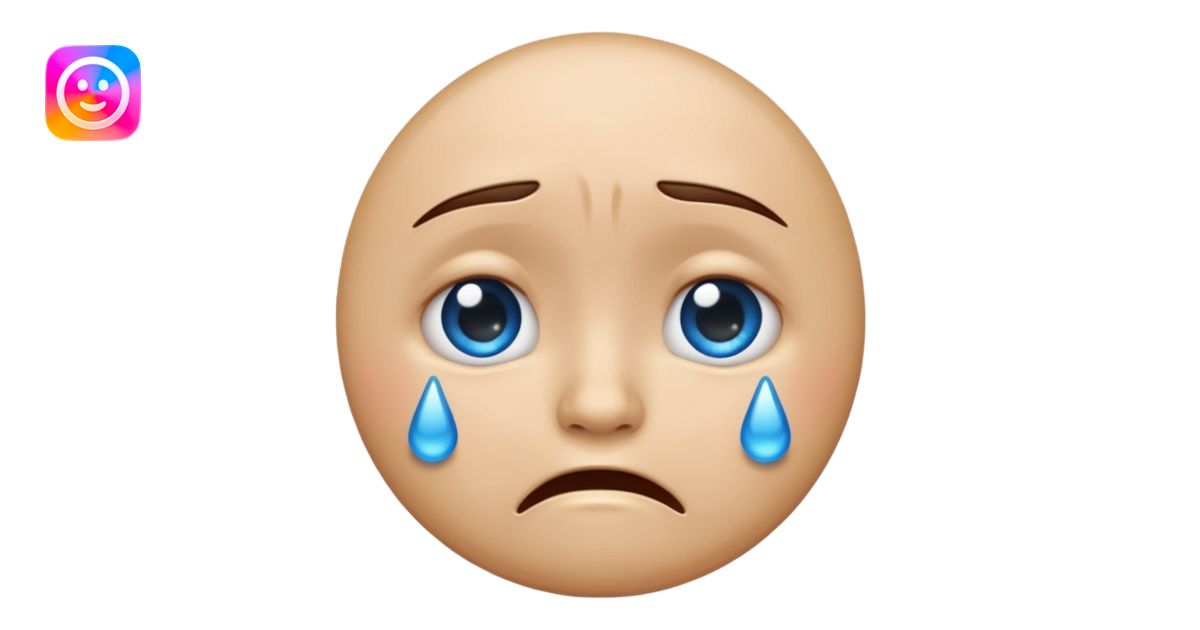 crying emoji emoji | AI Emoji Generator