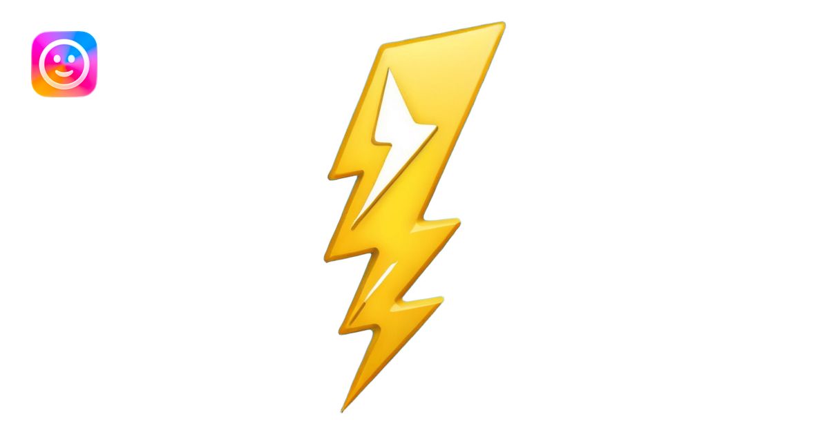Lightning bolt exclamation mark emoji | AI Emoji Generator
