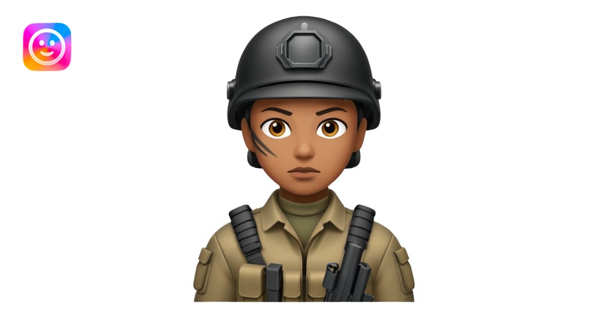 Black Ops Agent emoji | AI Emoji Generator