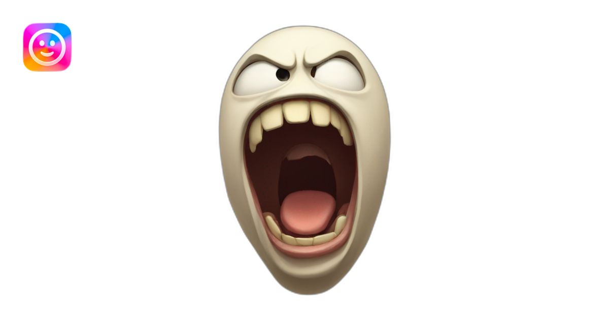 screaming in horror emoji | AI Emoji Generator