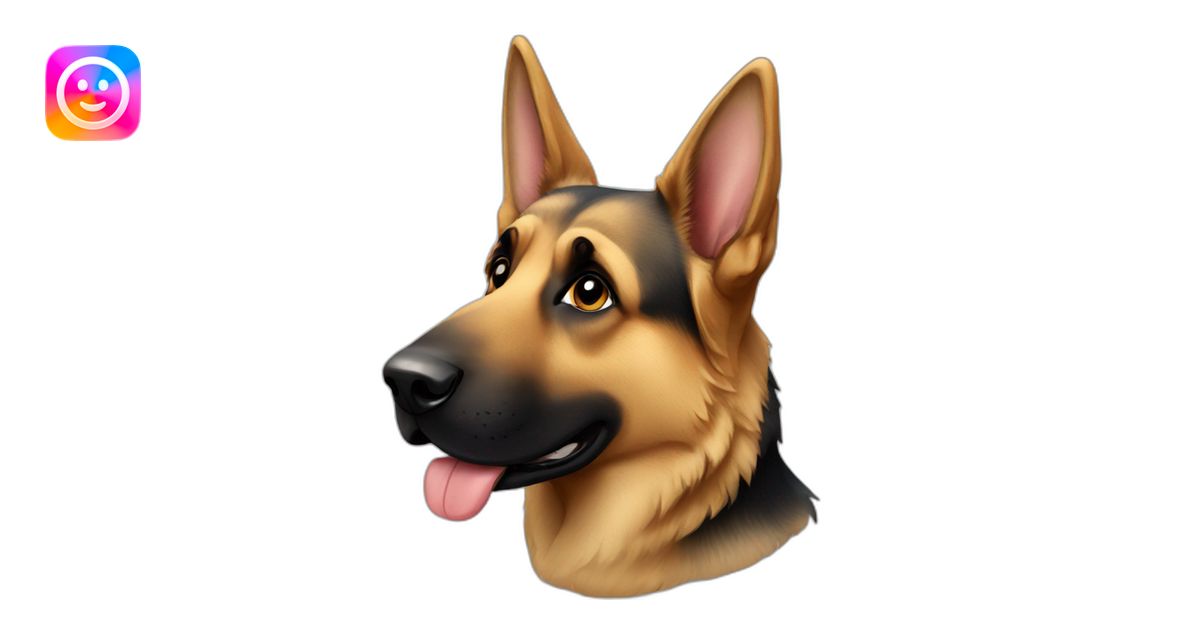 german shepherd emoji | AI Emoji Generator