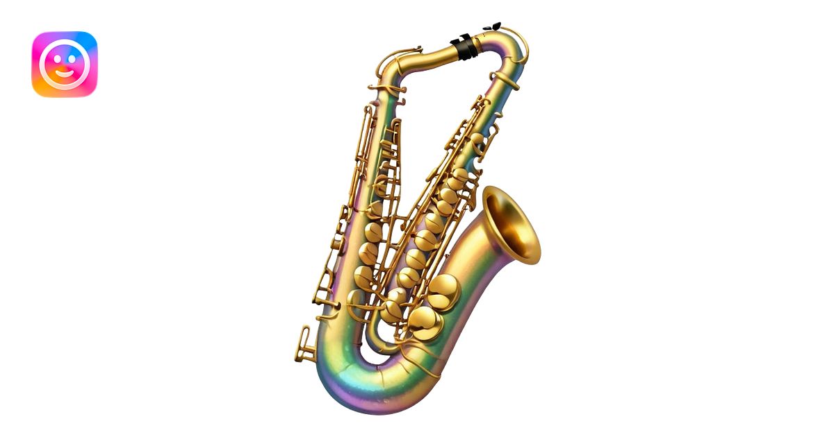 Shrimp playing saxophone emoji | AI Emoji Generator