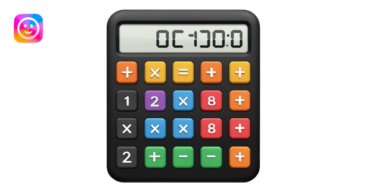 CANCULATOR emoji | AI Emoji Generator