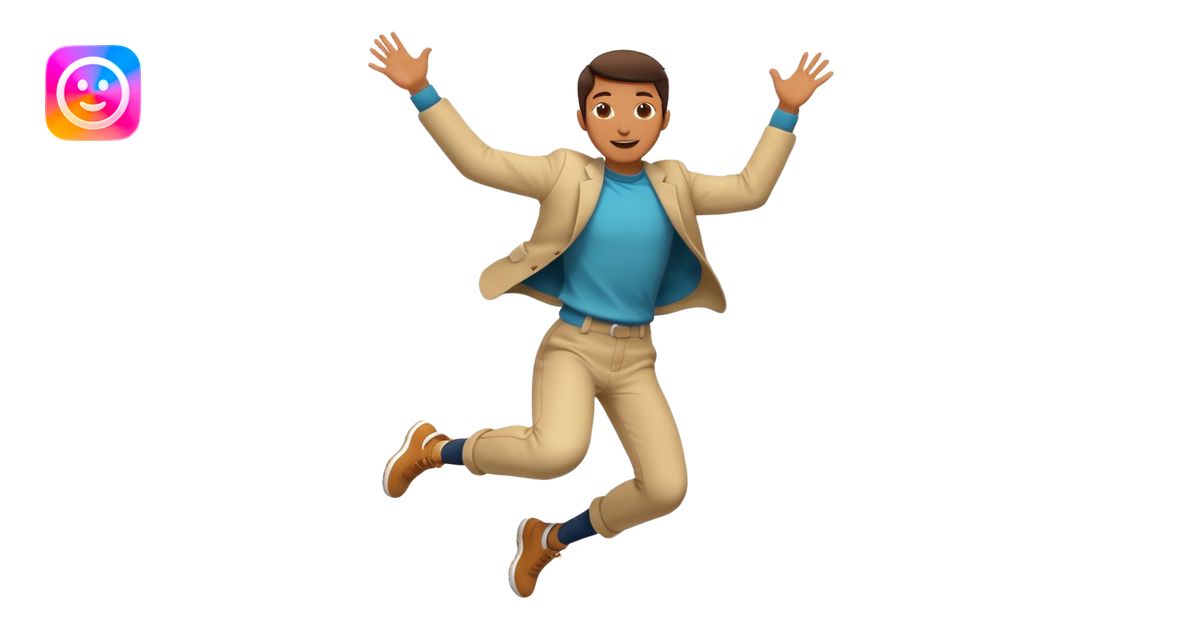 Jump emoji | AI Emoji Generator