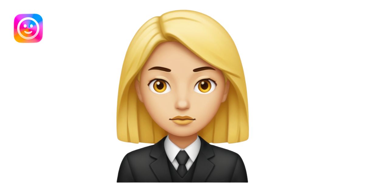 Yellow bossy emoji | AI Emoji Generator