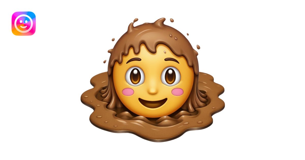 muddy puddle classic emoji style emoji | AI Emoji Generator