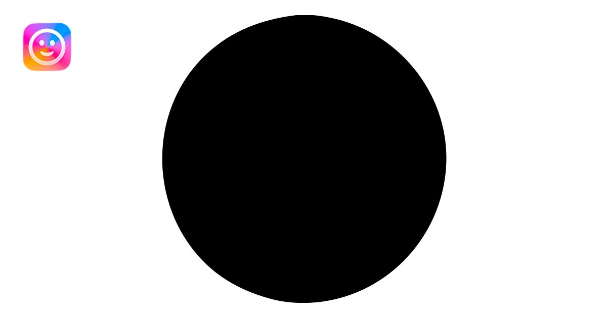 simple pink circle icon, clean and minimal, no text icon | AI Emoji ...