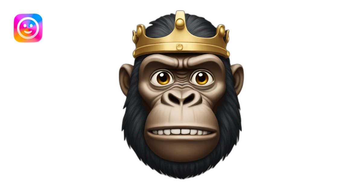 king of the apes emoji | AI Emoji Generator