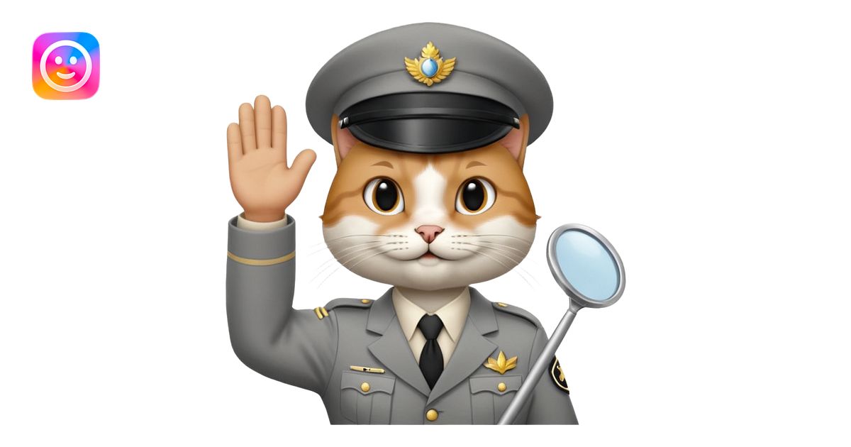 Un chat qui fait un doigt d’honneur emoji | AI Emoji Generator