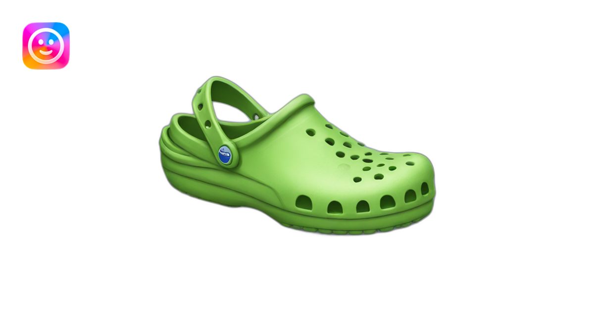 Crocs emoji | AI Emoji Generator