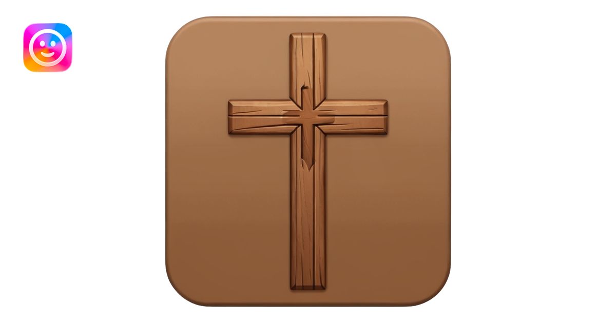Juste la croix catholique emoji | AI Emoji Generator
