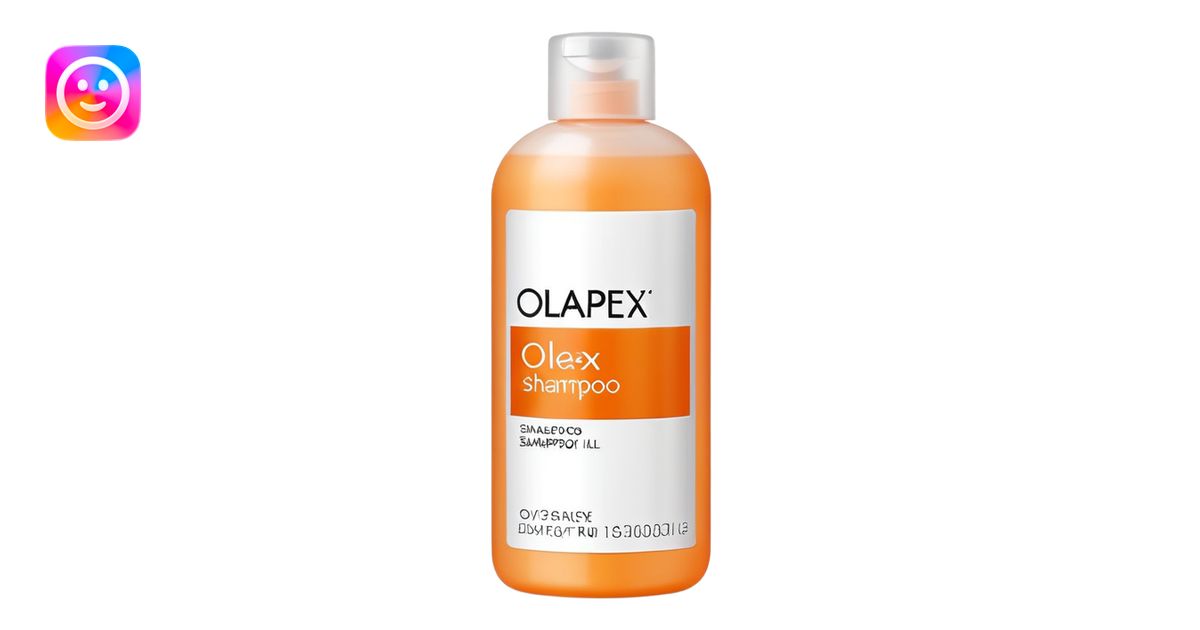 Olaplex shampoo bottle with orange label emoji | AI Emoji Generator