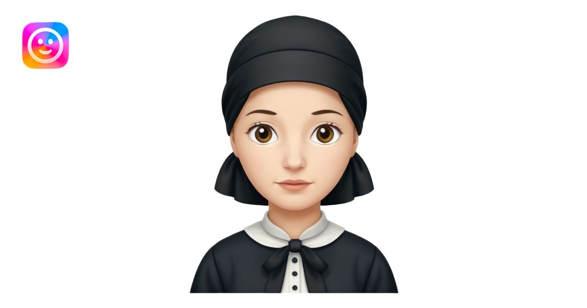 amish women with bonnet emoji | AI Emoji Generator