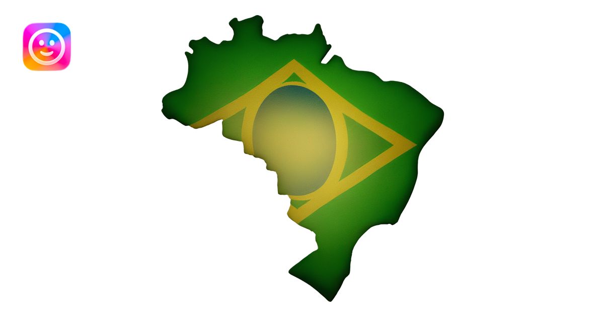 Map of brazil emoji | AI Emoji Generator
