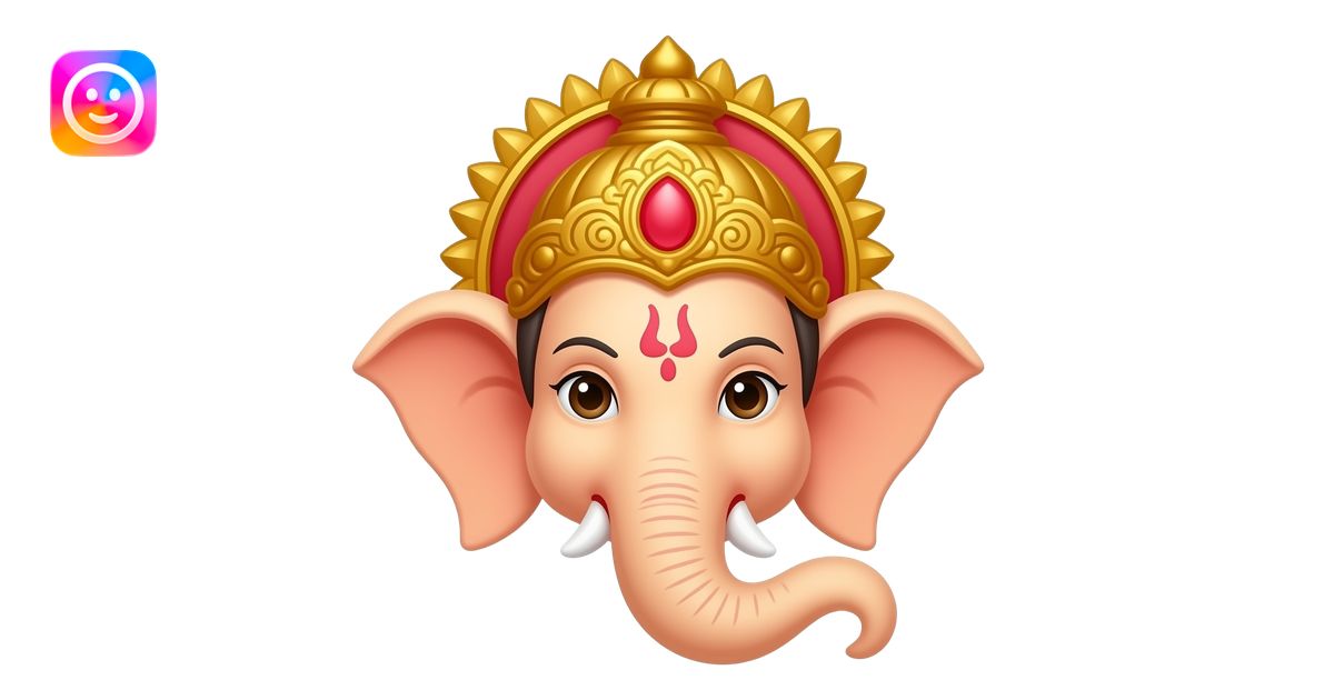 Ganesh emoji for chart emoji | AI Emoji Generator