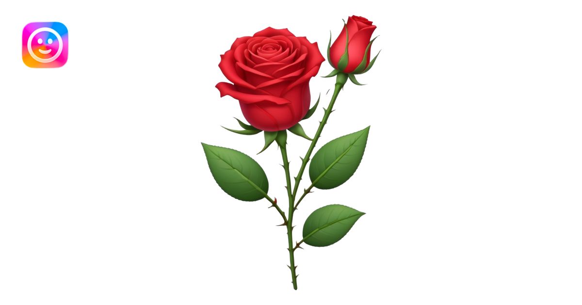 trident entouré de roses (fleurs) emoji | AI Emoji Generator
