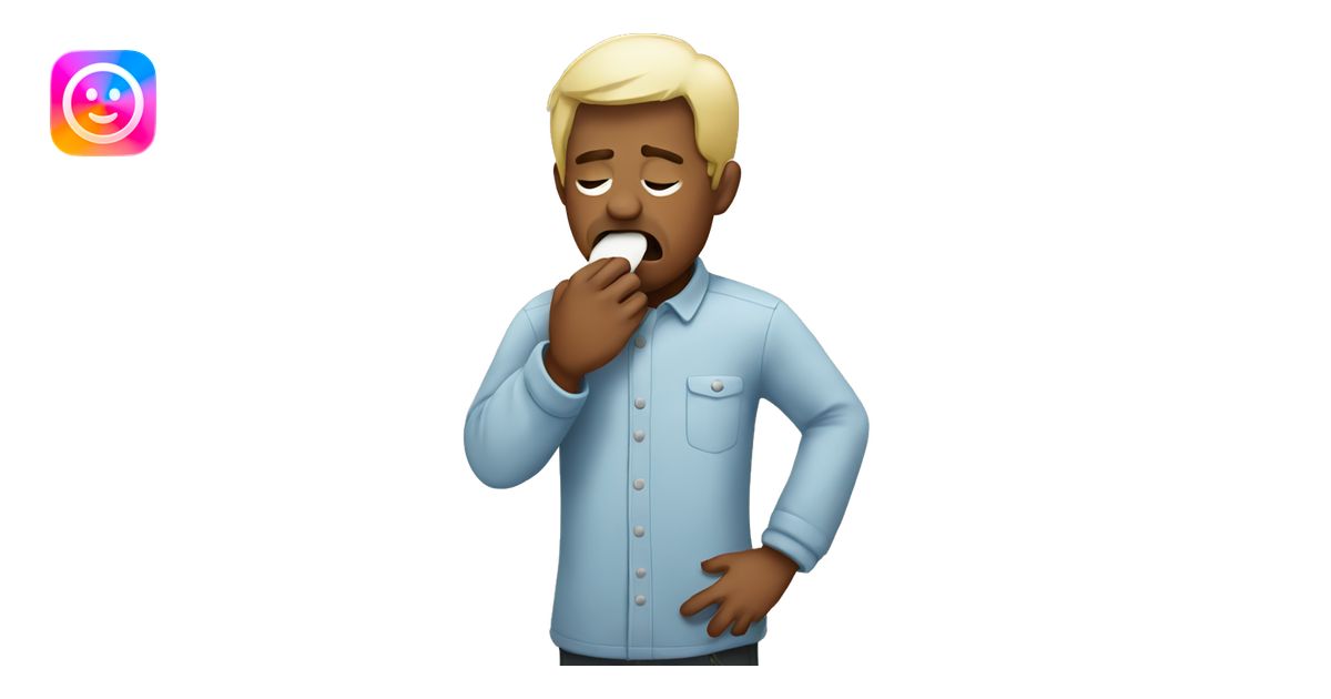 Coughing emoji | AI Emoji Generator