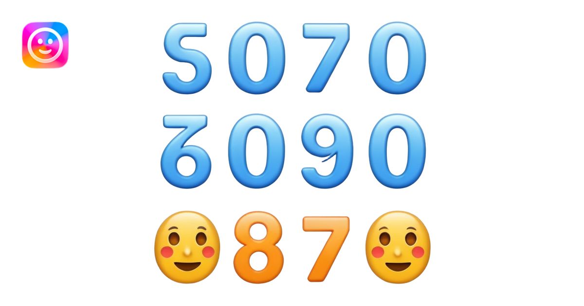 six seven emoji | AI Emoji Generator