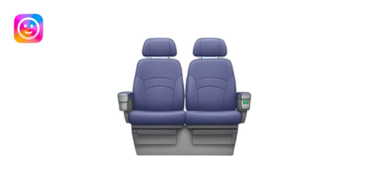 Plane seat emoji | AI Emoji Generator