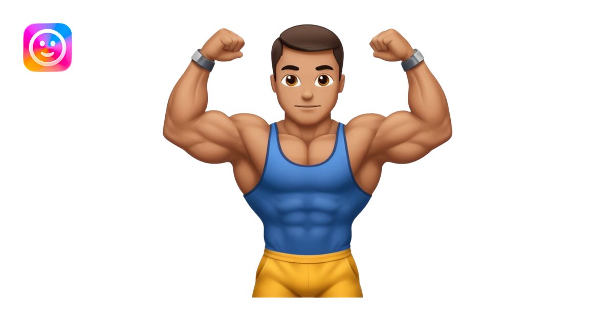 Bodybuilding Poses emoji | AI Emoji Generator