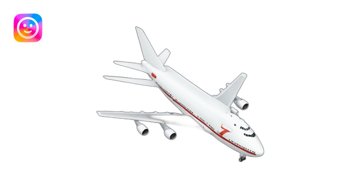 Avion beig 747 emoji | AI Emoji Generator