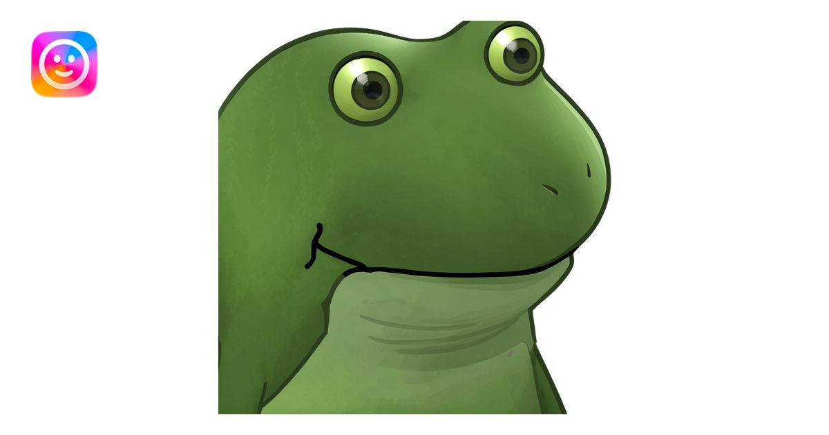 Un chinito con sapo meme | AI Emoji Generator