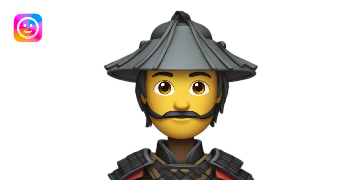 Samurai emoji | AI Emoji Generator