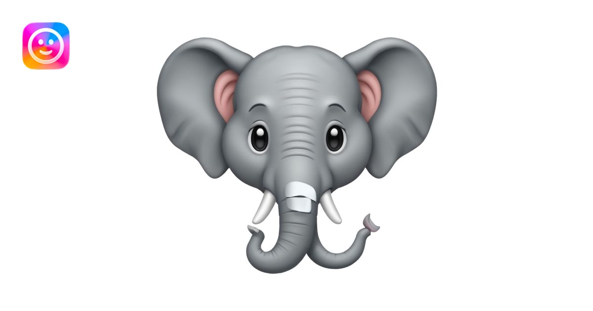 elephant emoji | AI Emoji Generator