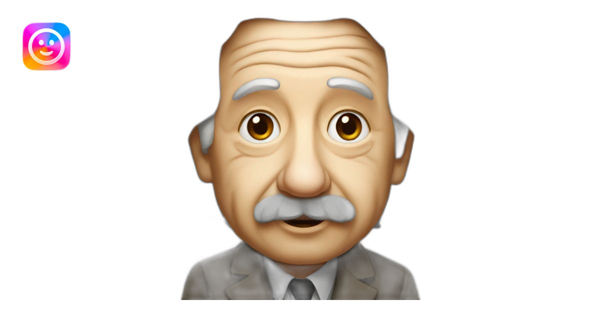 Albert Einstein emoji | AI Emoji Generator