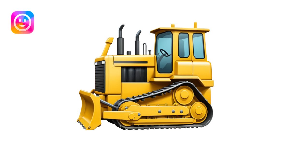 bulldozer emoji | AI Emoji Generator