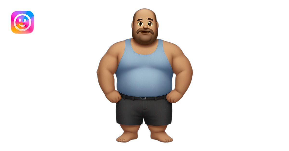 thick man emoji | AI Emoji Generator