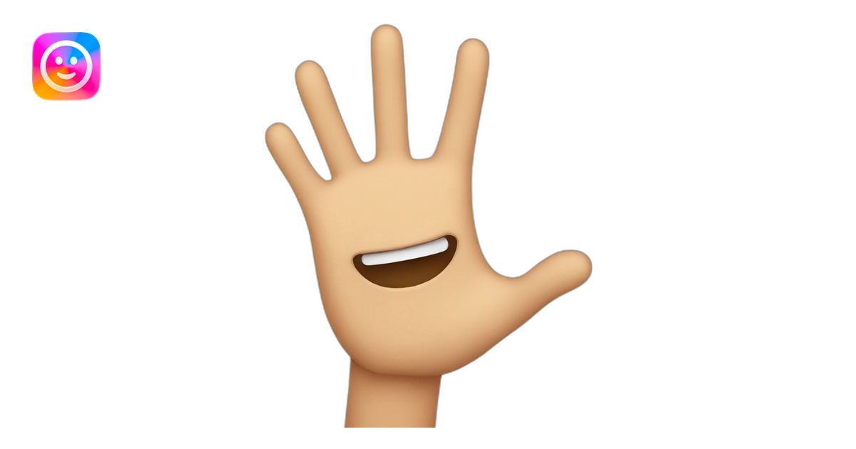 emotional hand move face emoji | AI Emoji Generator