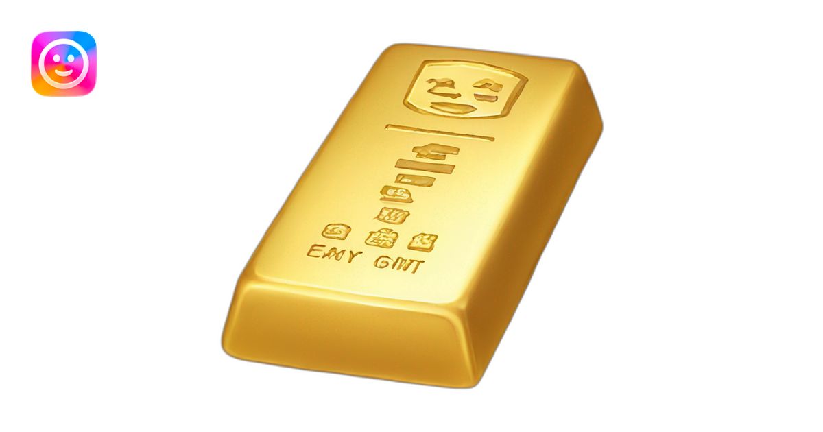 gold bar emoji | AI Emoji Generator