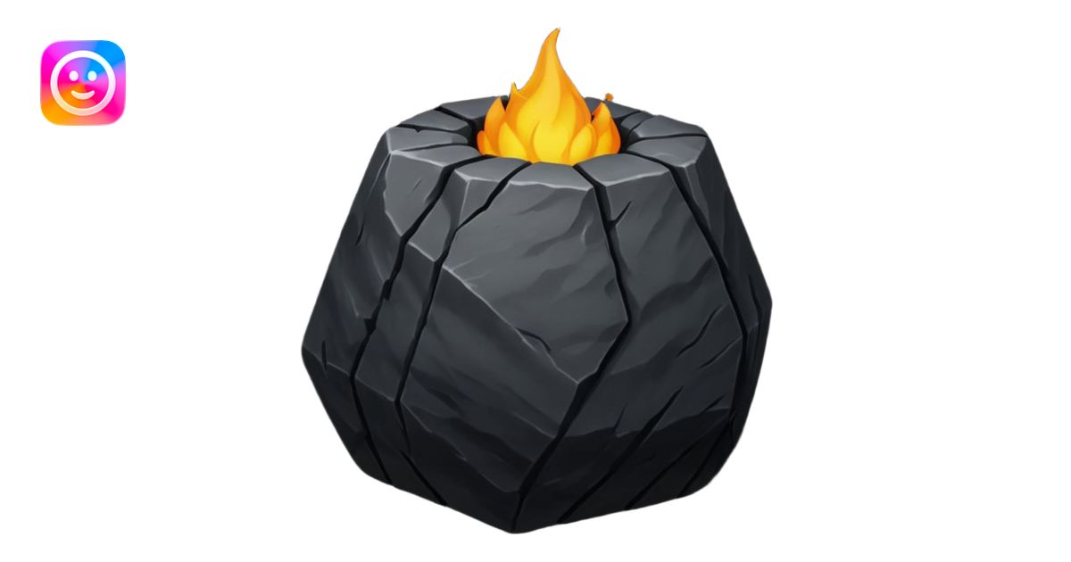 coal emoji | AI Emoji Generator