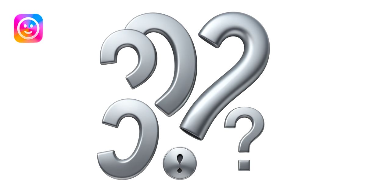multiple question marks emoji | AI Emoji Generator