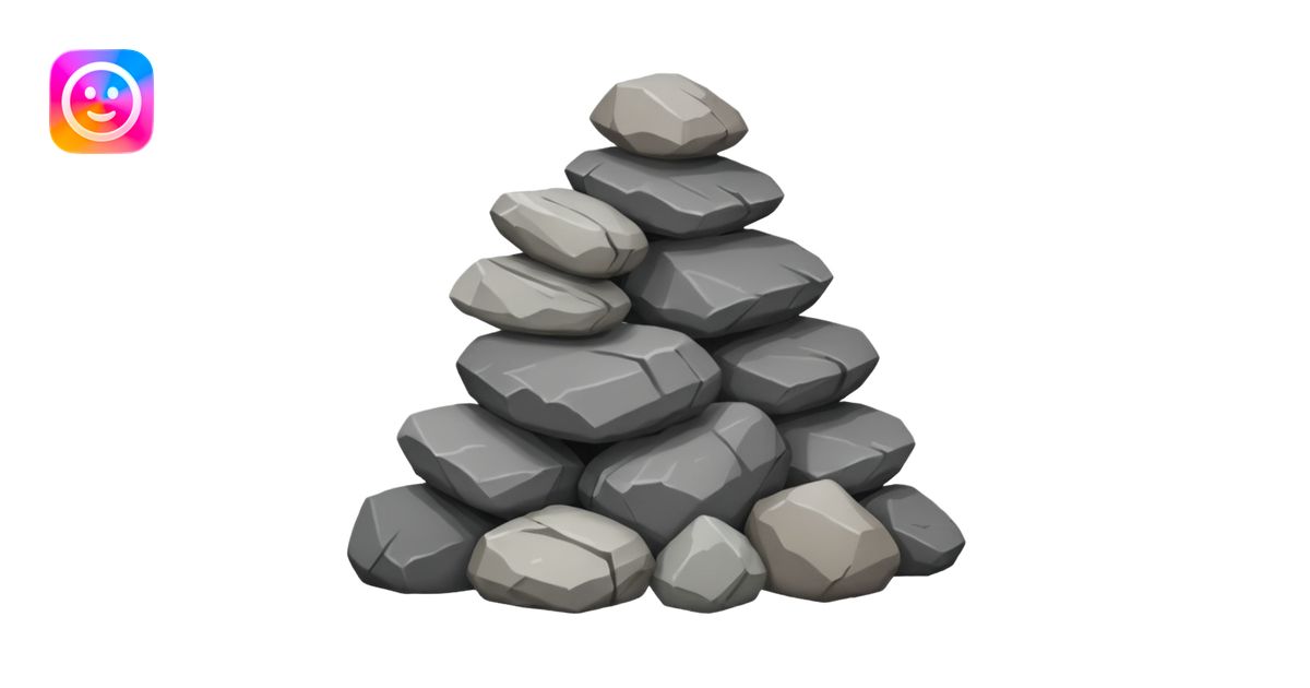 rock emoji | AI Emoji Generator