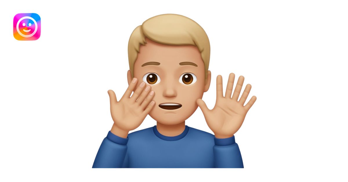 Emoji that slaps his face emoji | AI Emoji Generator