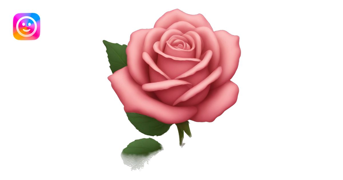 Rose emoji | AI Emoji Generator
