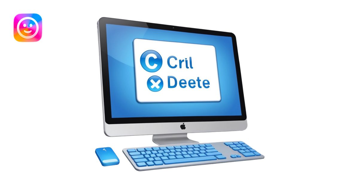 Ctrl Alt Delete emoji | AI Emoji Generator