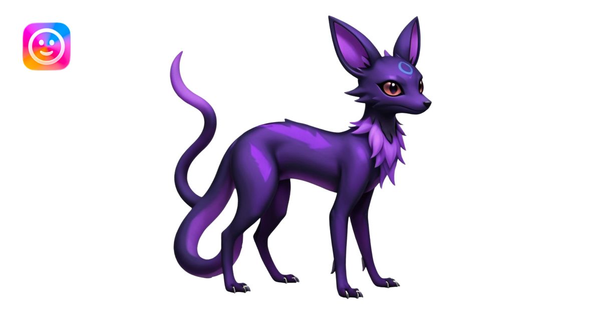 Shiny Dark Edgy Gothic Gloomy Futuristic Salandit-Umbreon-Espeon-Hybrid ...