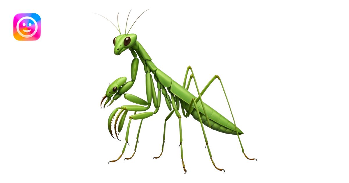Praying mantis emoji | AI Emoji Generator