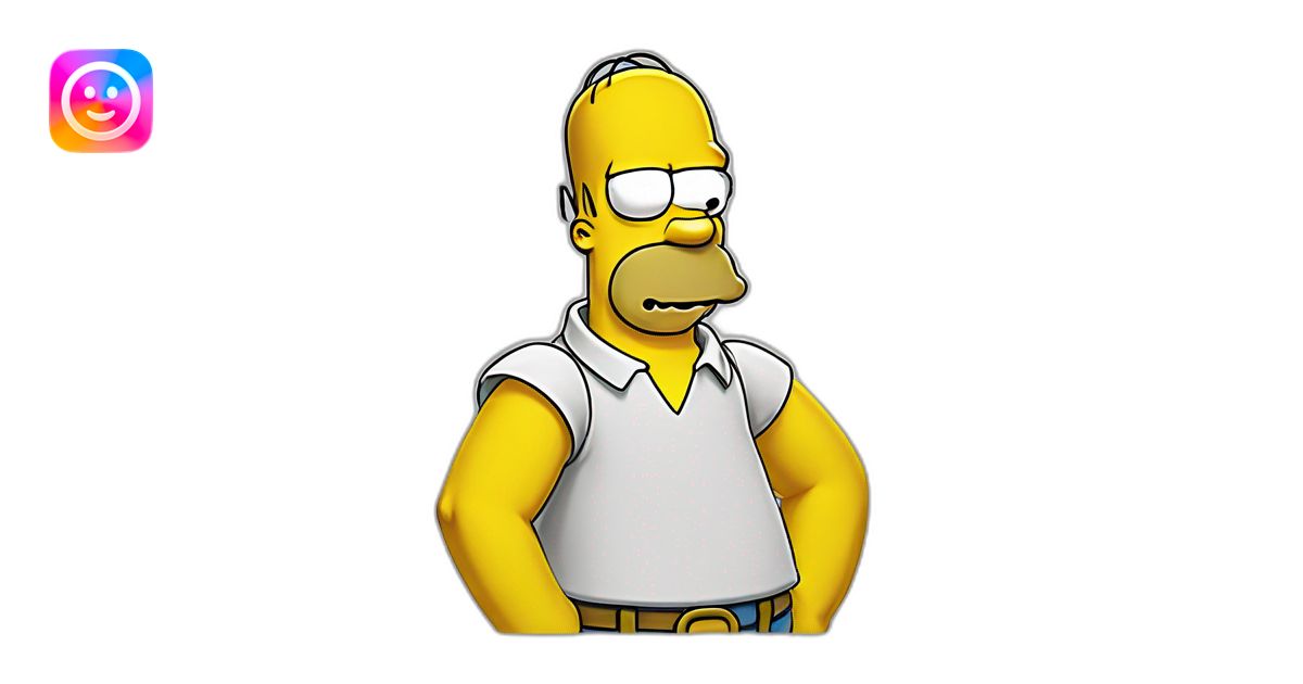 Homer Simpson Homer Simpson emoji | AI Emoji Generator