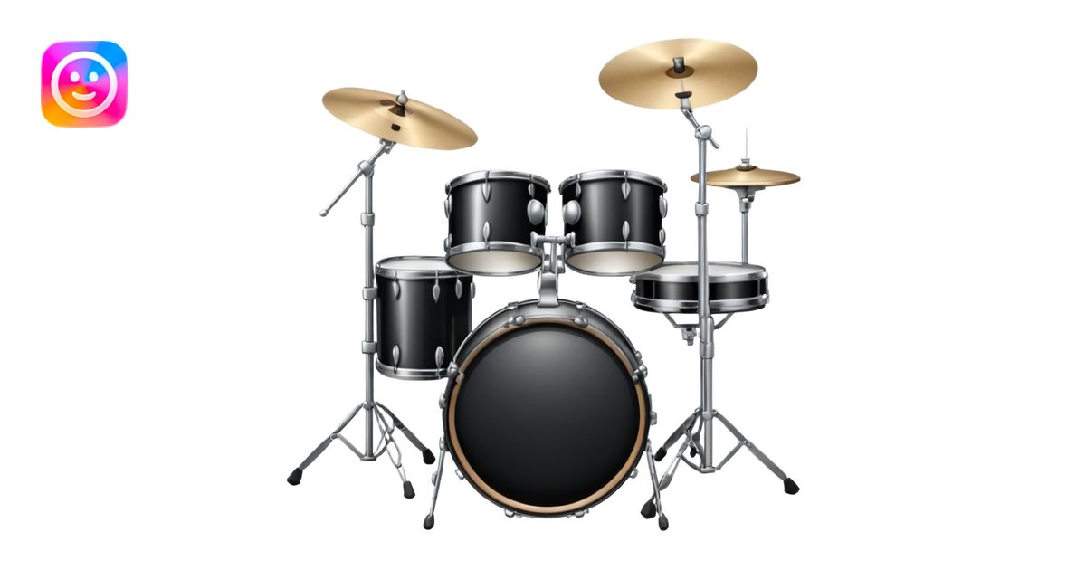 Drum Set emoji | AI Emoji Generator