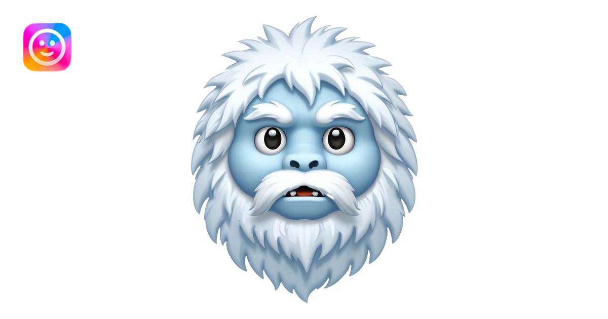 frosty yeti emoji | AI Emoji Generator