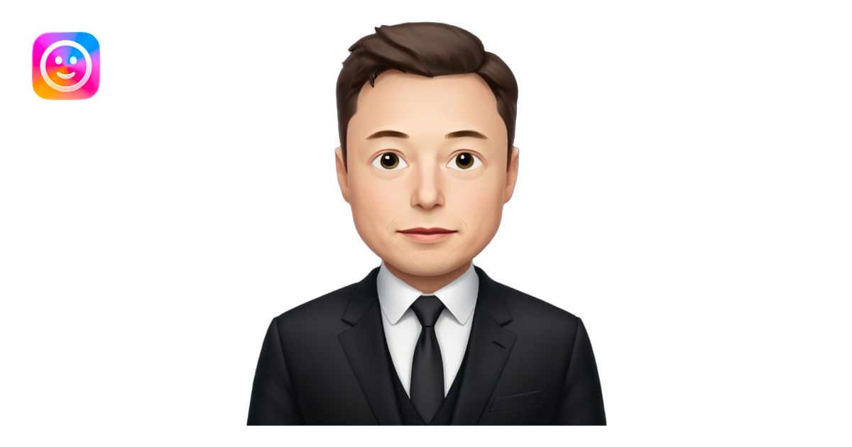 elon musk in suit emoji | AI Emoji Generator