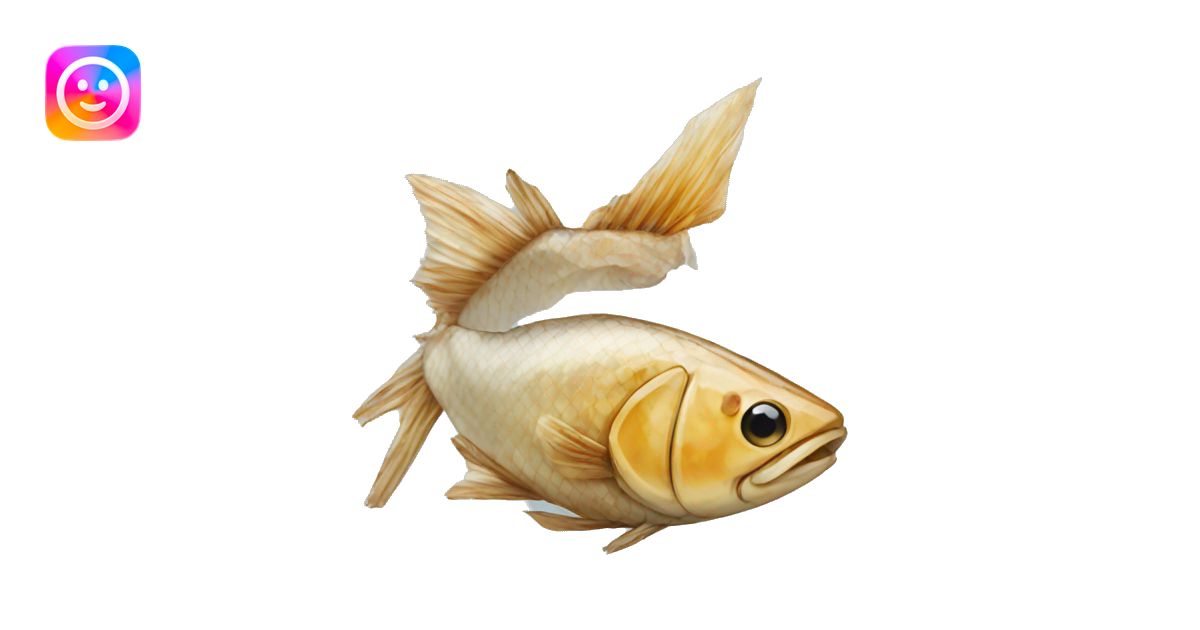 Dried Fish emoji | AI Emoji Generator